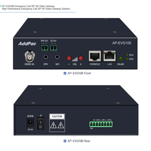 AP-EVG100 SIP 비디오게이트웨이 | AddPac